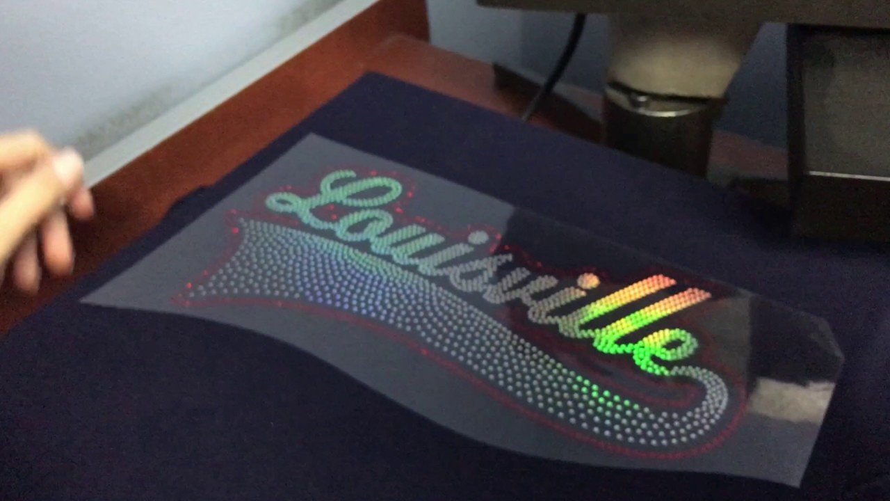 Heat Transfer Printing - Spangle - YouTube