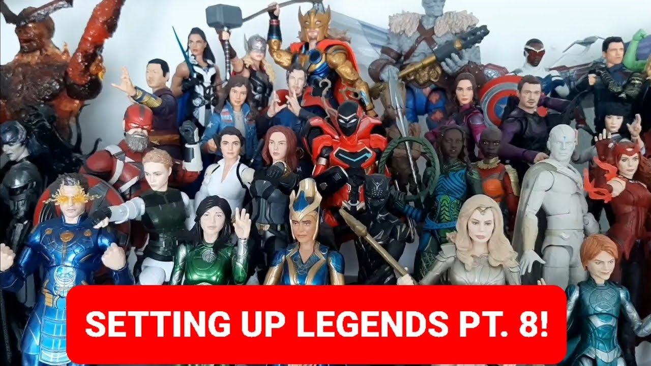 Setting Up My Marvel Legends/Action Figure Display- pt 8! (Adding new ...