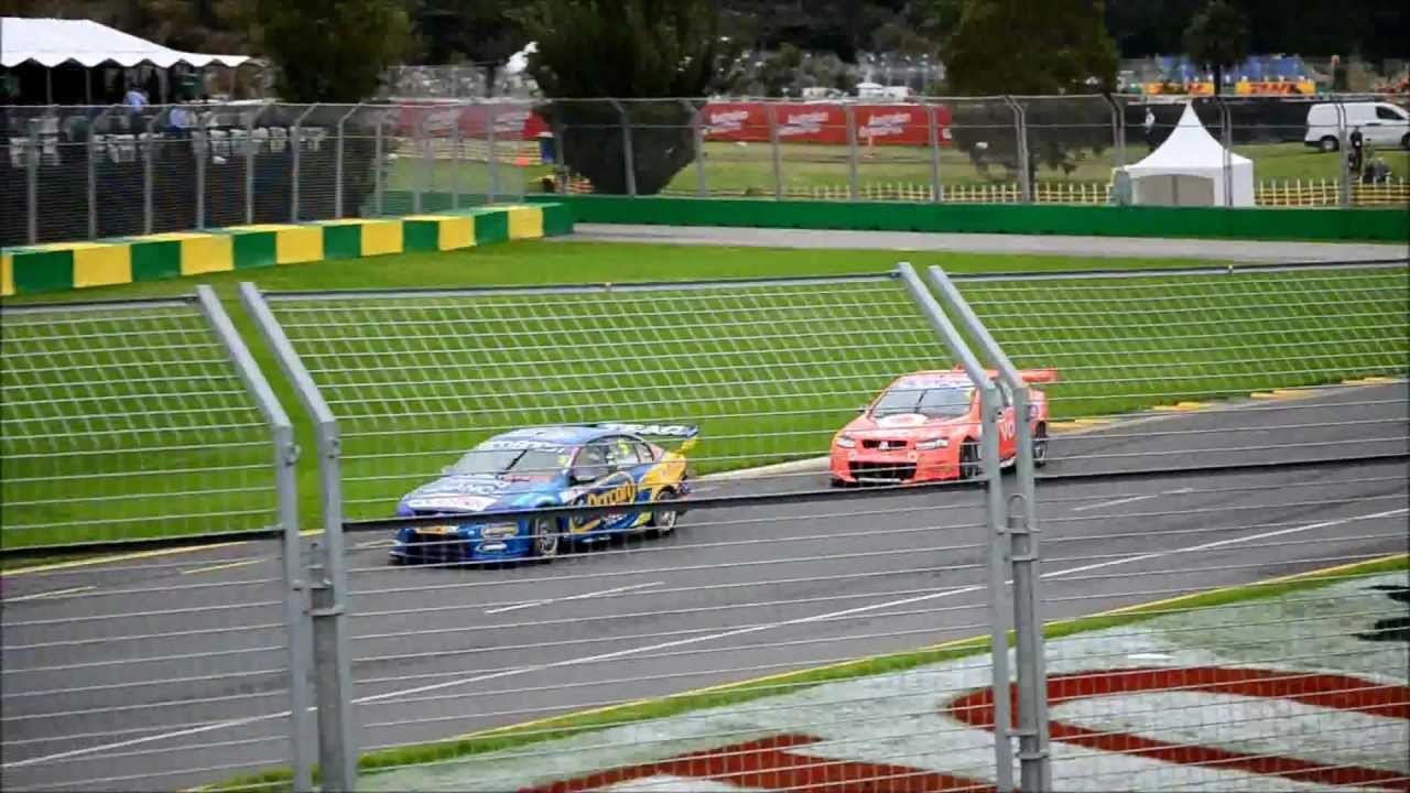 F1 2012 Australian Grand Prix - V8 Supercar Race 1 - YouTube