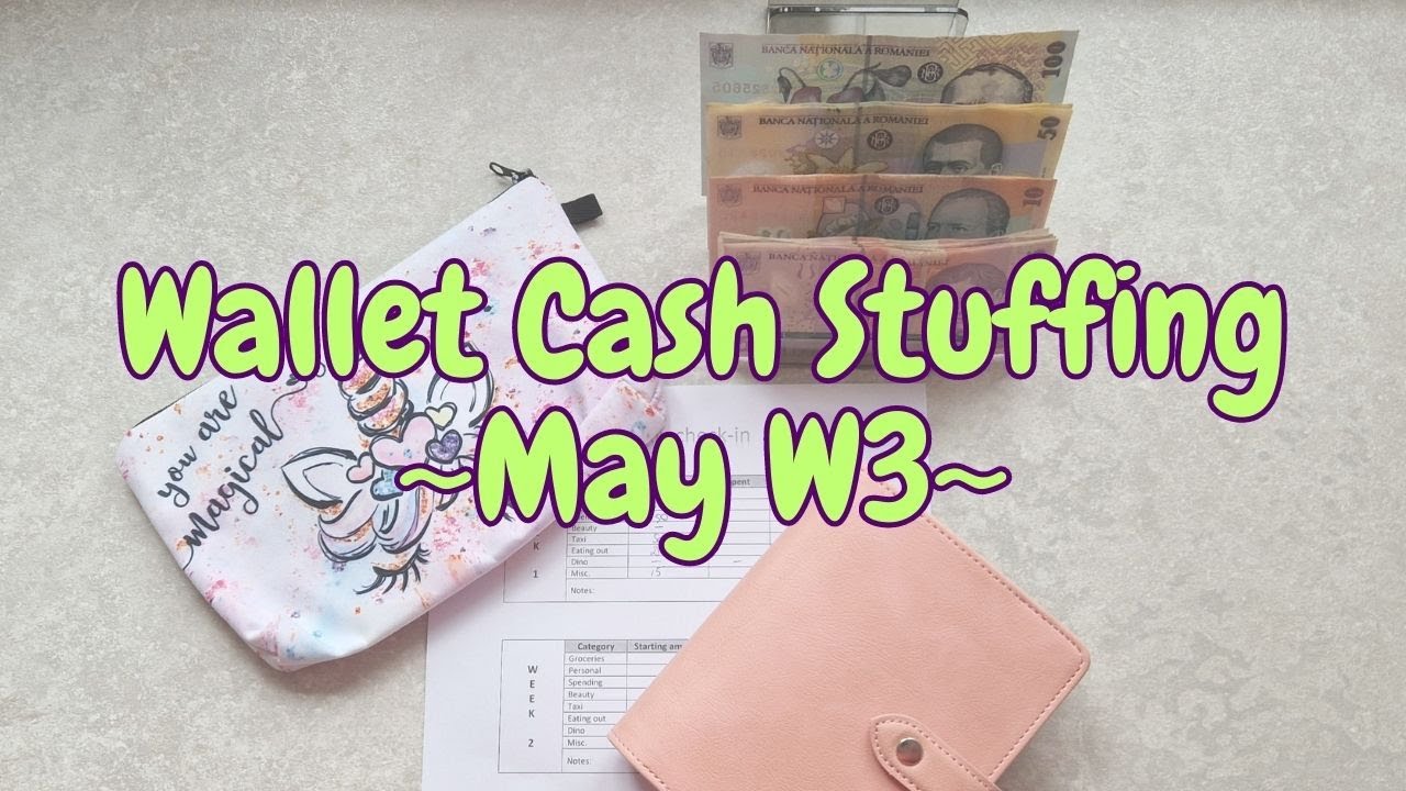 Messy Wallet Stuffing - May W3| 2023 | Low income - YouTube
