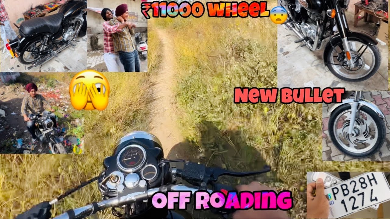A KITHE FAS GEA BULLET😭 NEW BULLET ₹2.5lakh😳₹11000 wheel 😰 - YouTube