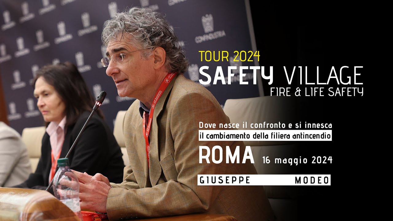 Giuseppe Modeo al Safety Village di Roma 2024 - YouTube