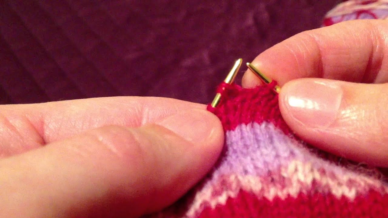Shadow wraps - knit side - YouTube