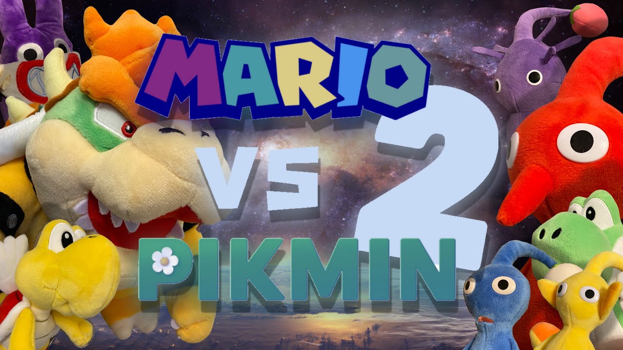 Mario Vs. Pikmin 2 | Pikmin And Super Mario Plush - YouTube