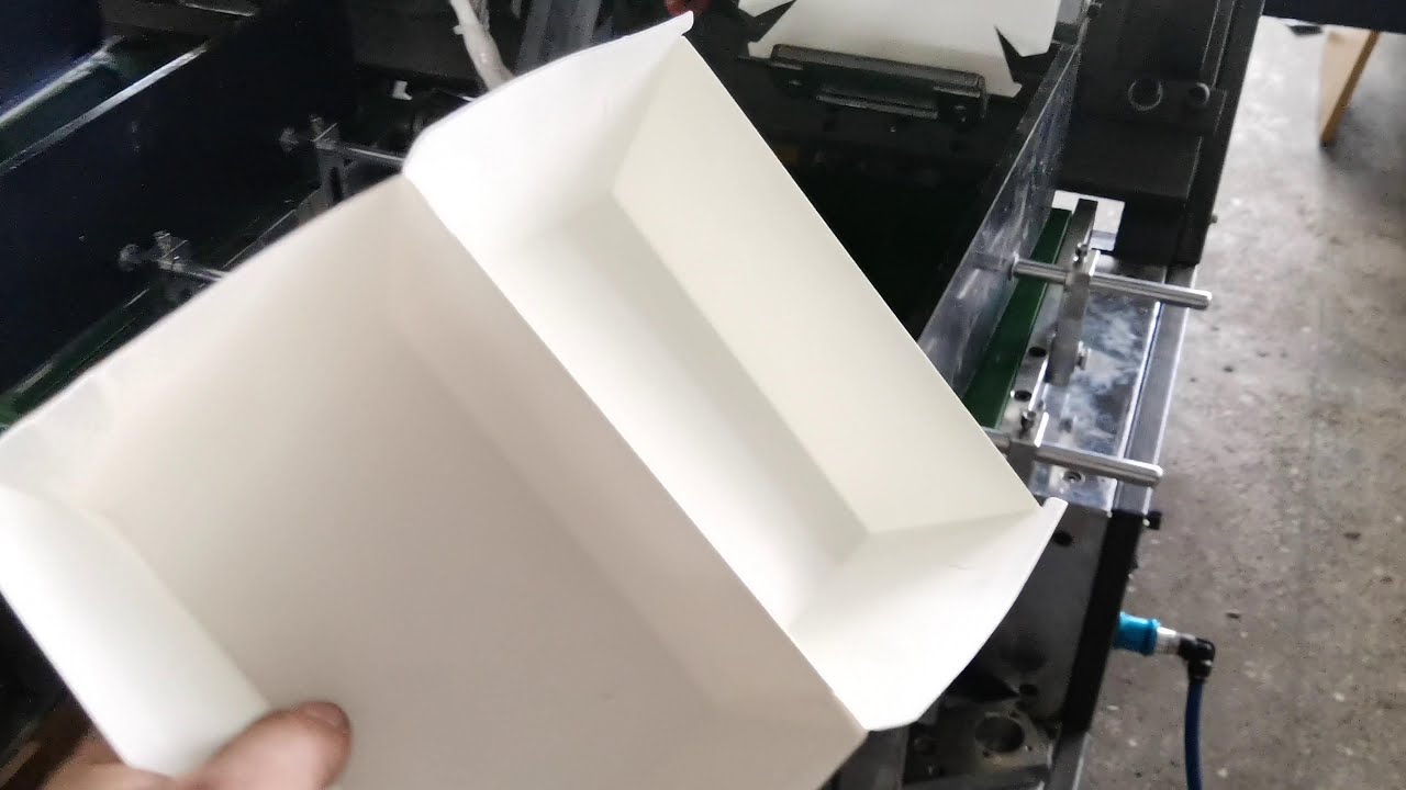 2020 latest HOT Heat sealing disposable paper lunch box making machine ...