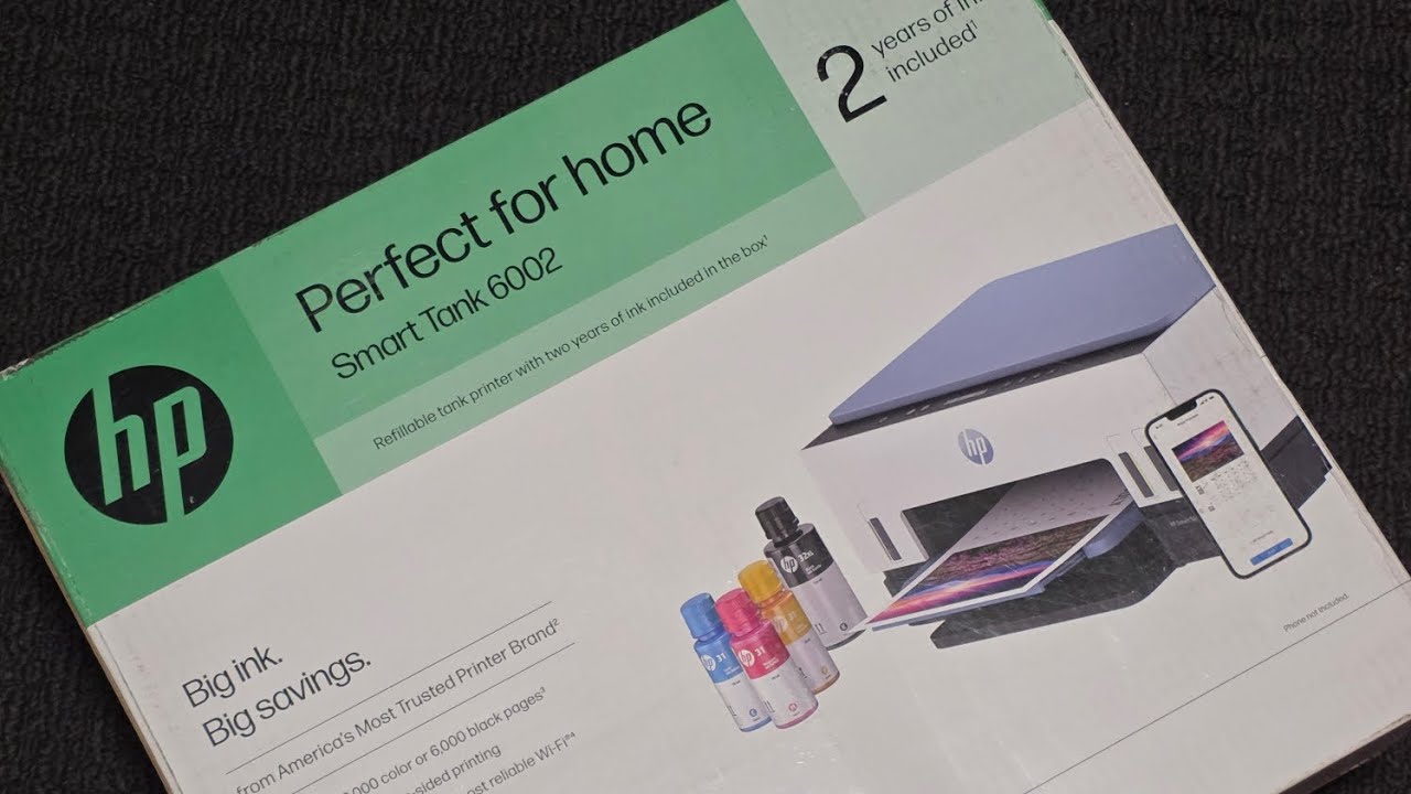 Should YOU Buy The New HP Smart Tank 6002 Printer? | Unbox, Setup ...