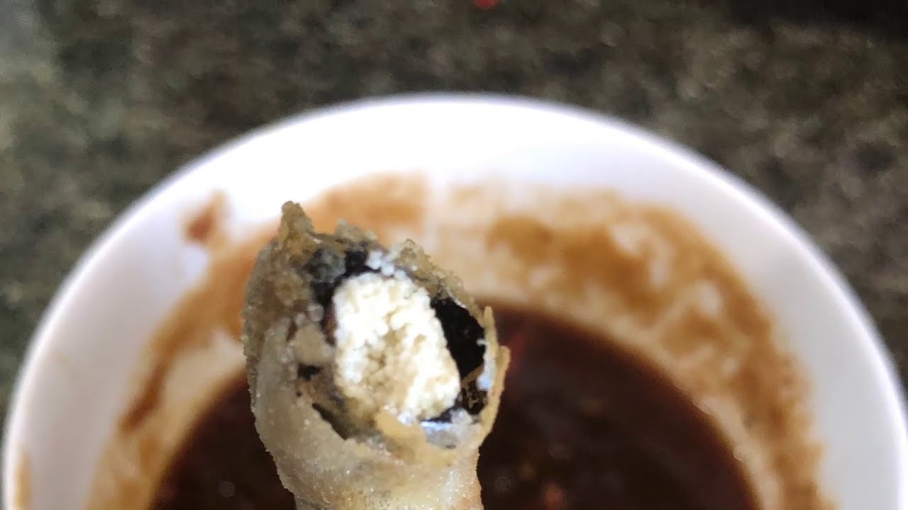 Capelin (female) fish deep fry with tamarind sauce - YouTube