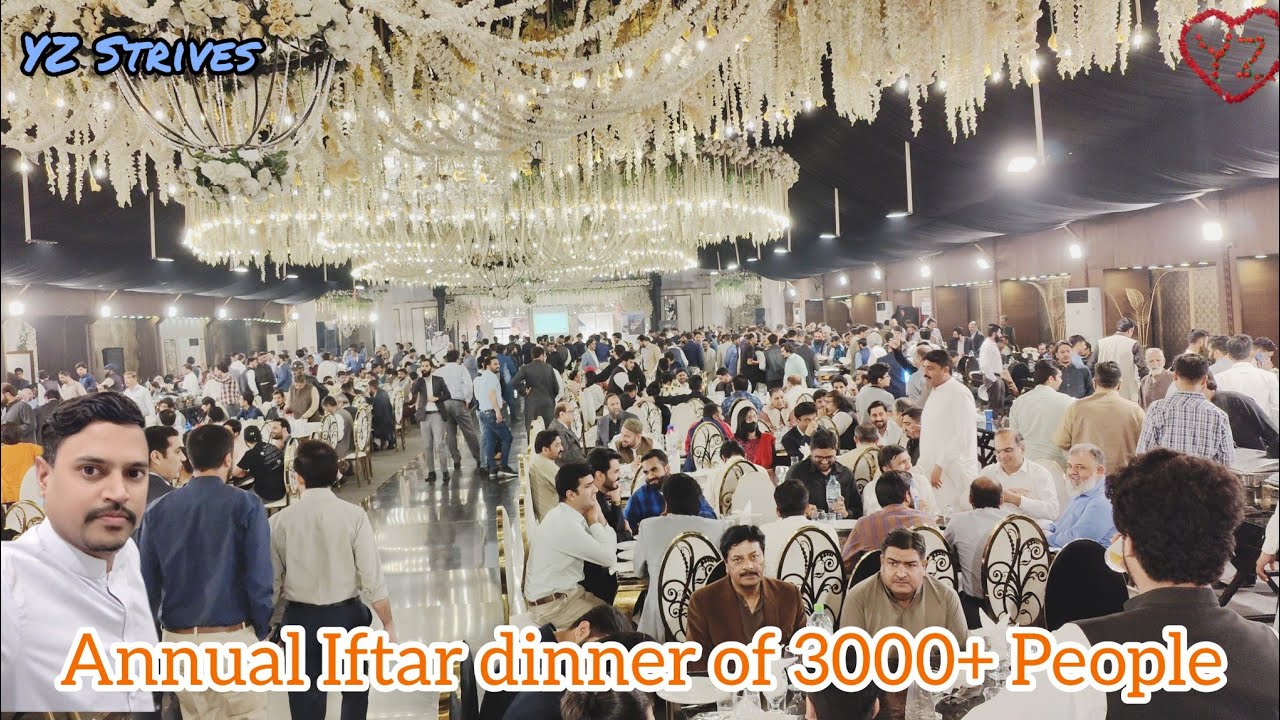 Grand Iftar dinner with 3000+ people at Aura Grande@yzstrives4731#viral ...