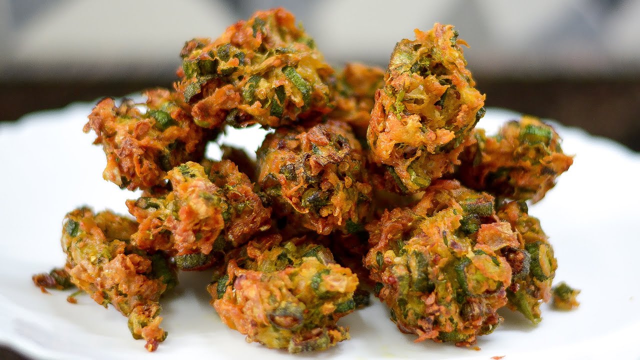 भेंडीची कुरकुरीत भजी | Crispy Bhindi Pakoda Recipe | Maharashtrian ...