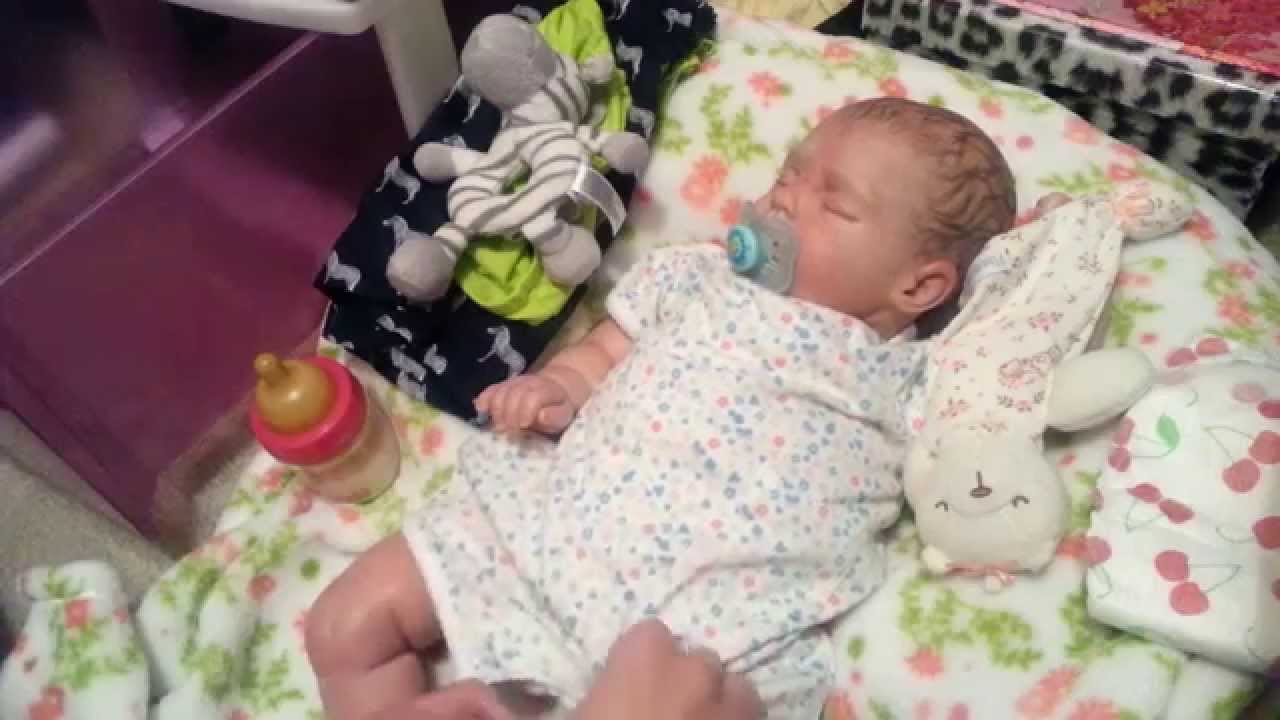Getting Reborn Baby Melissa Ready for the Day! - YouTube