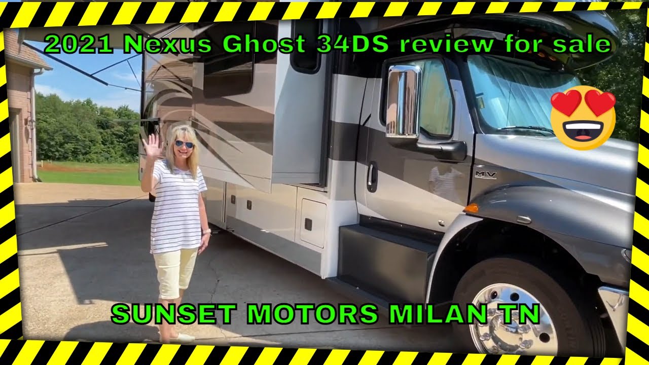 2021 Nexus Ghost 34DS Super C Diesel Motor Home RV Toy Hauler used for ...