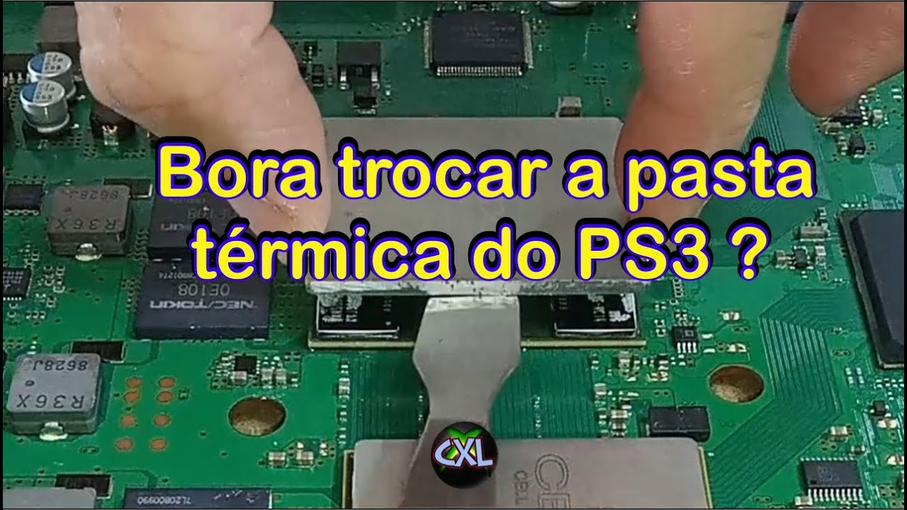 Como trocar a pasta térmica do PS3 FAT/SLIM Retirar IHS/Delid - YouTube
