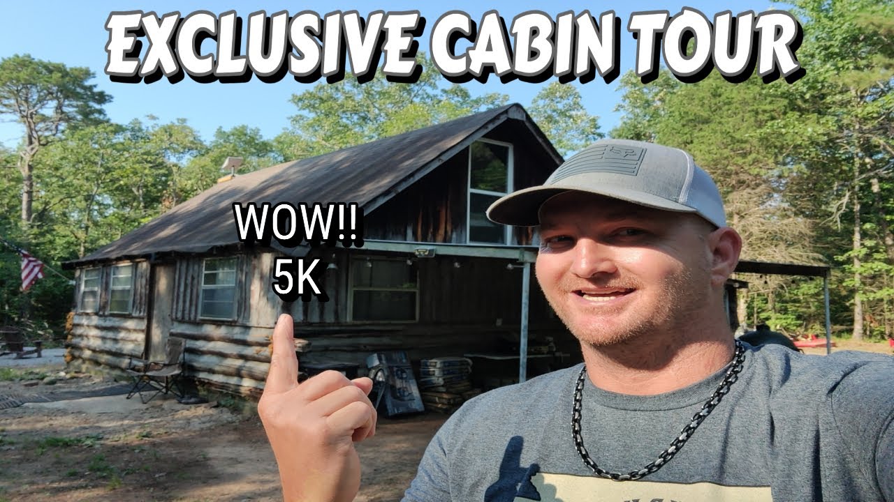 OFF-GRID CABIN TOUR | off grid | cabin build | tractor homesteading ...