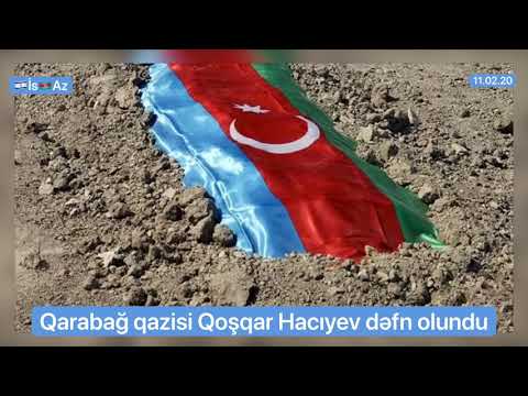 Qarabağ qazisi Qoşqar Hacıyev dəfn olundu.