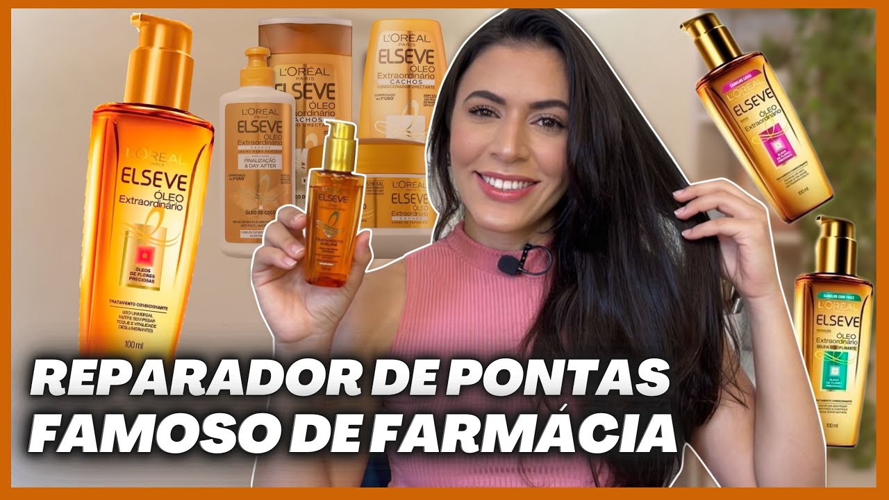 Óleo Extraordinário Elseve L'Oreal: O Reparador de Pontas mais *FAMOSO ...