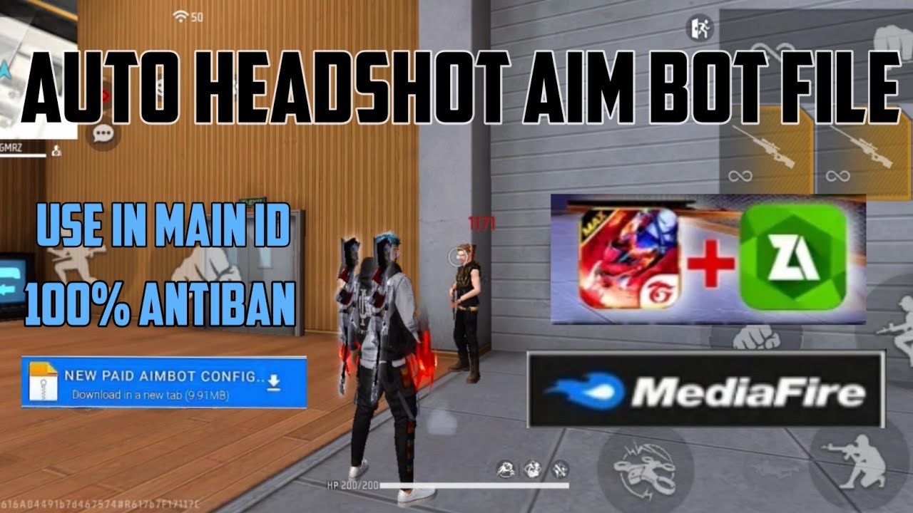 🔥Auto headshot config file free fire aimbot+aimlock | Headshot config ...