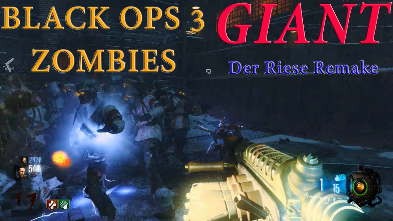 Black Ops 3 Zombies: Giant - Der Riese Remake, Wonder Waffles Back (BO3 ...