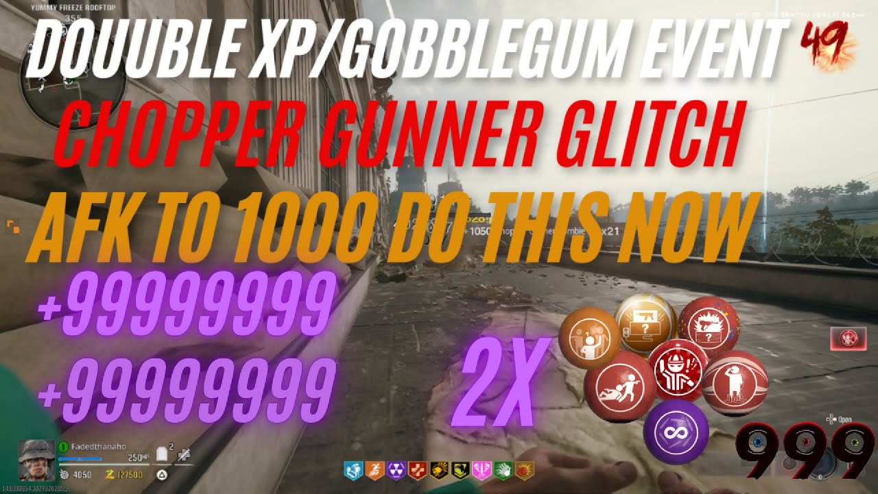 🔴SOLO PERSTIGE MASTER XP/GOBBLEGUM FARM CHOPPER GUNNER GLITCH BLACK OPS 6🔴 - YouTube