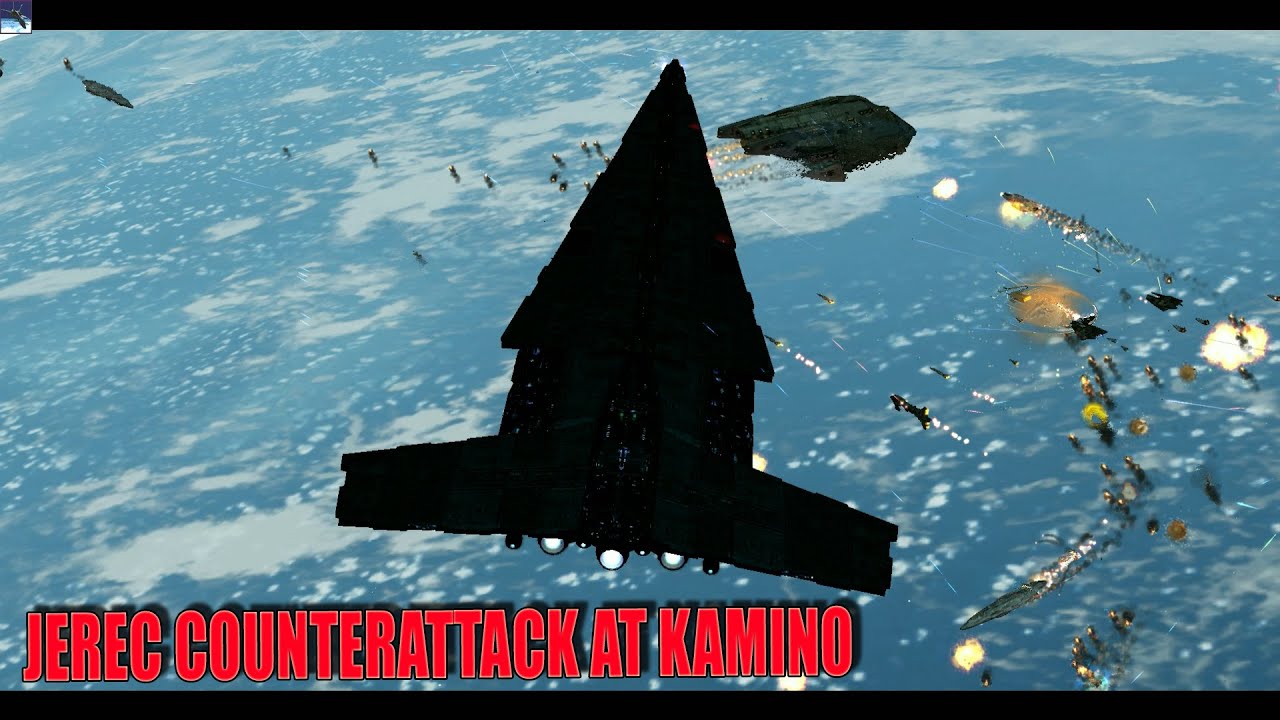 JEREC COUNTERATTACK AT KAMINO - Star Wars Empire at War - YouTube