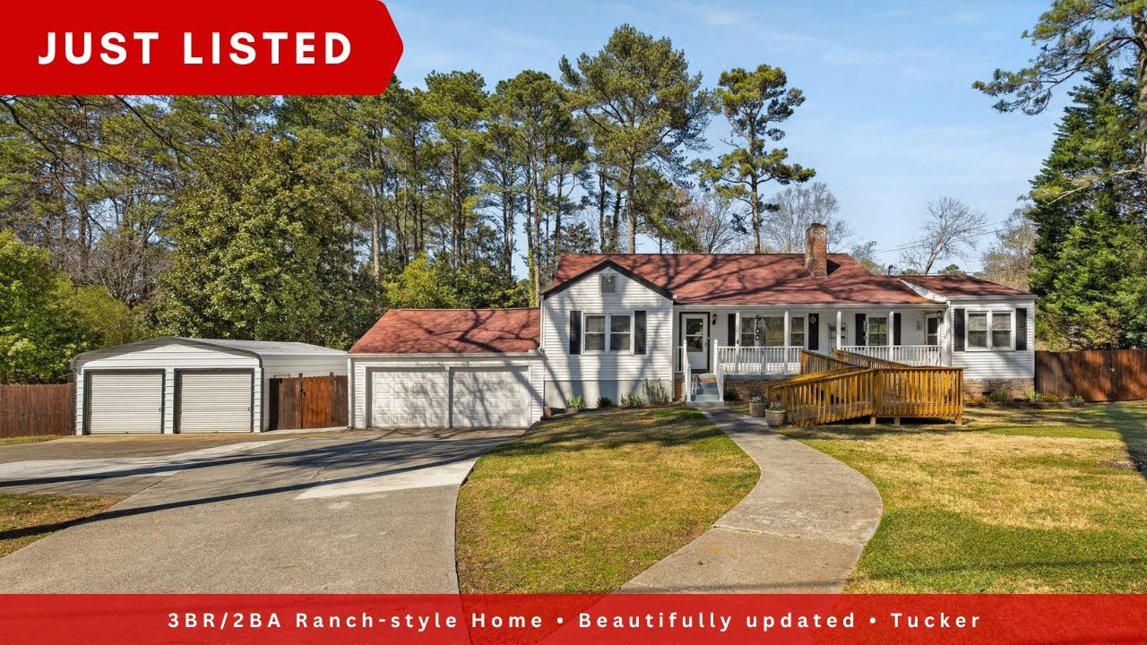 JUST LISTED in Tucker | 3BR/2BA Ranch-style home (4100 Brown Rd, Tucker ...