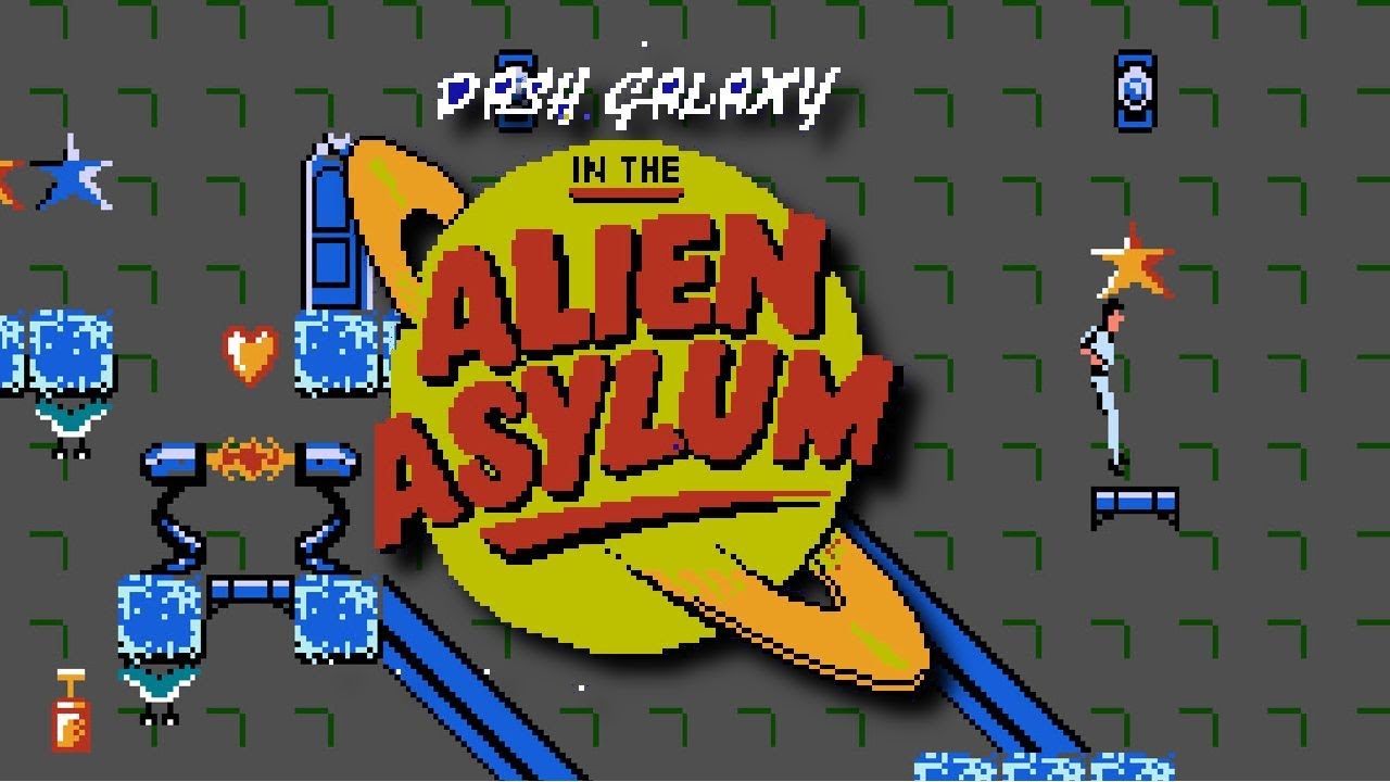 Dash Galaxy in the Alien Asylum (NES) Playthrough longplay video game ...