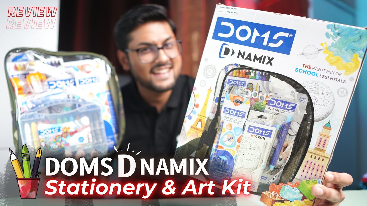 Doms D Namix Kit Review | All in one Stationery + Art Supplies Kit for ...