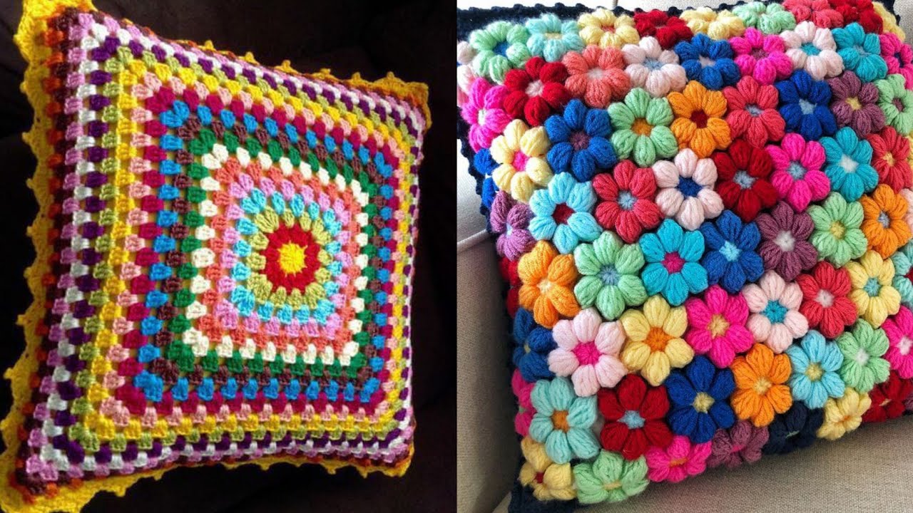 BEAUTIFUL EASY TO MAKE HANDWORK CROCHET CUSHION COVERS IDEAS FREE ...