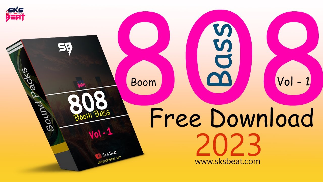 SB - 808 Boom Bass Vol - 1 2023 Sample Pack Free Download | Sub Bass ...