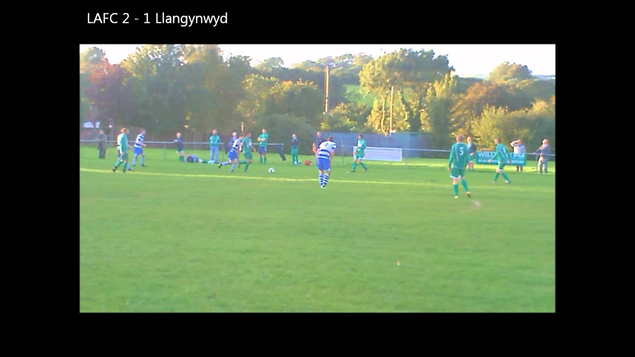 LAFC v Llangynwyd Rangers - YouTube