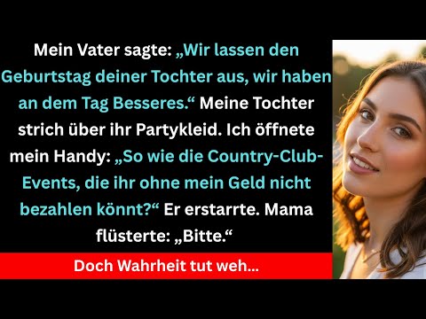 „Mein Vater schwänzte den Geburtstag meiner Tochter – dann enthüllte ich die Wahrheit“