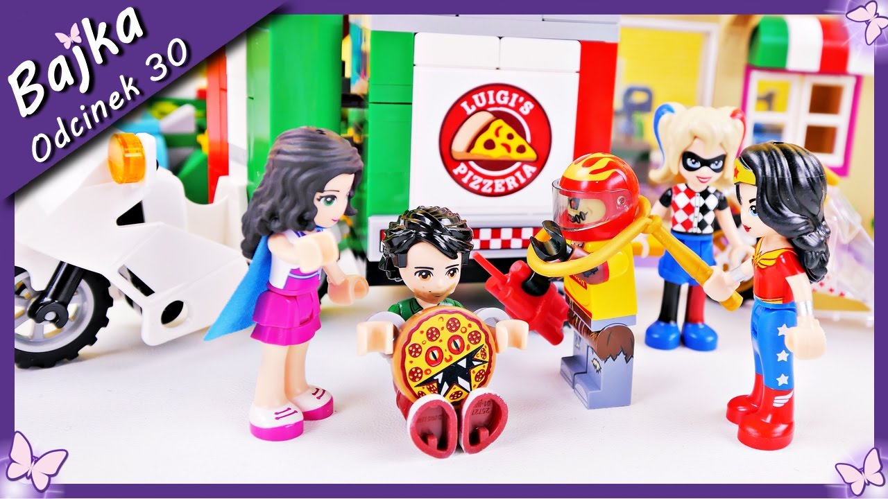 Wściekła Pizza atakuje Superbohaterki - Bajka z klockami Lego Friends ...