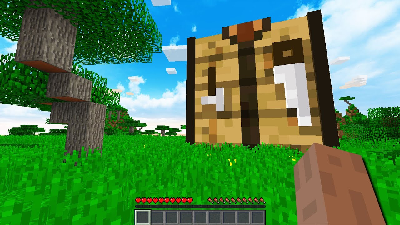 I secretly made ALL Blocks 300x Bigger on Minecraft... - YouTube