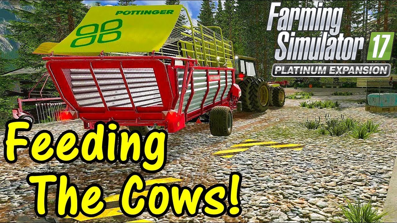 Let's Play FS17, Tyrolean Alps #5: Feeding Cows! - YouTube