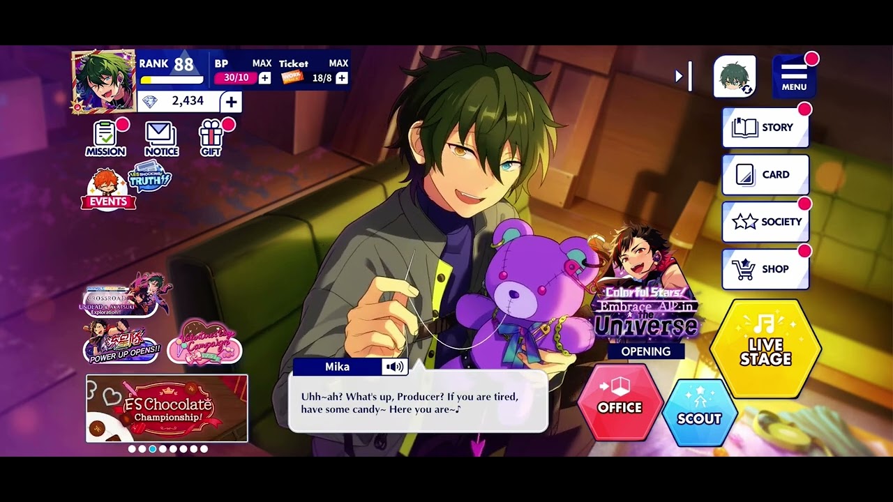 Ensemble Stars Music Main Menu OST - YouTube