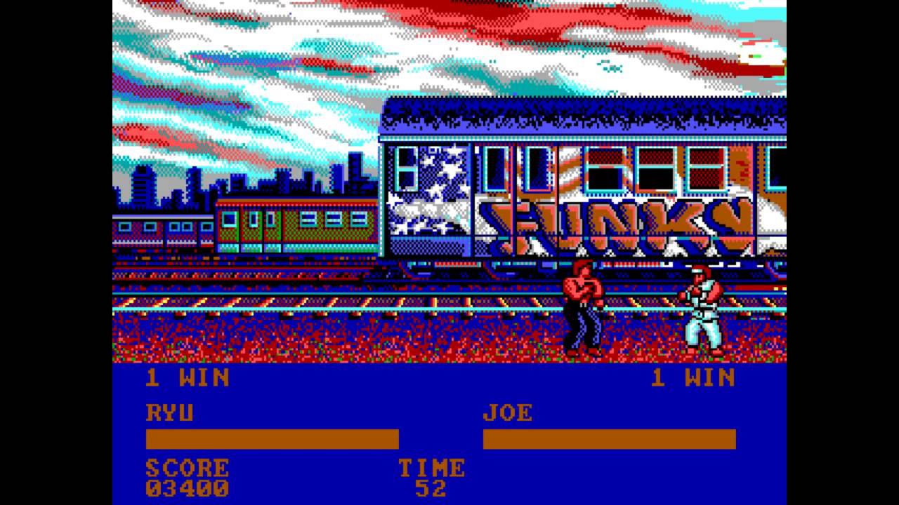 Street Fighter - [1988] ... (MS-DOS/PC) Gameplay - YouTube