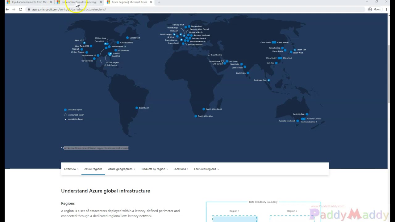 What is Azure Government Cloud Services - YouTube