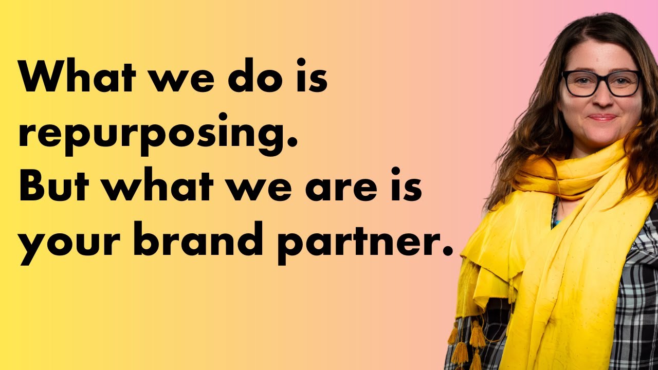 What is repurposing, and what does it mean for your business? - YouTube