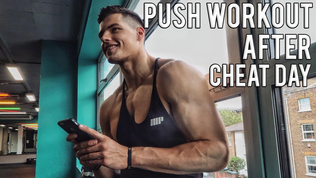 After Cheat Day Push Workout | Strength Gains | Praying Mantas - YouTube