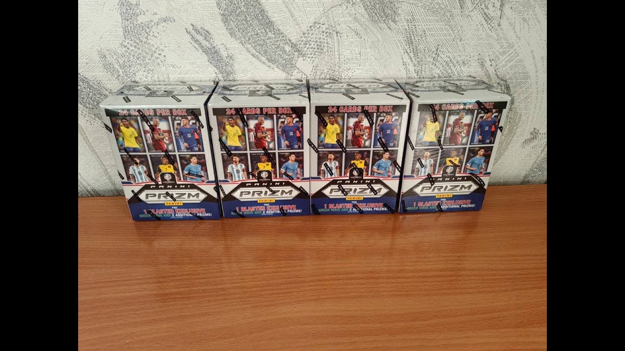 4 бластера 202324 Panini Prizm Copa America Soccer 6 Pack Blaster 20 ...