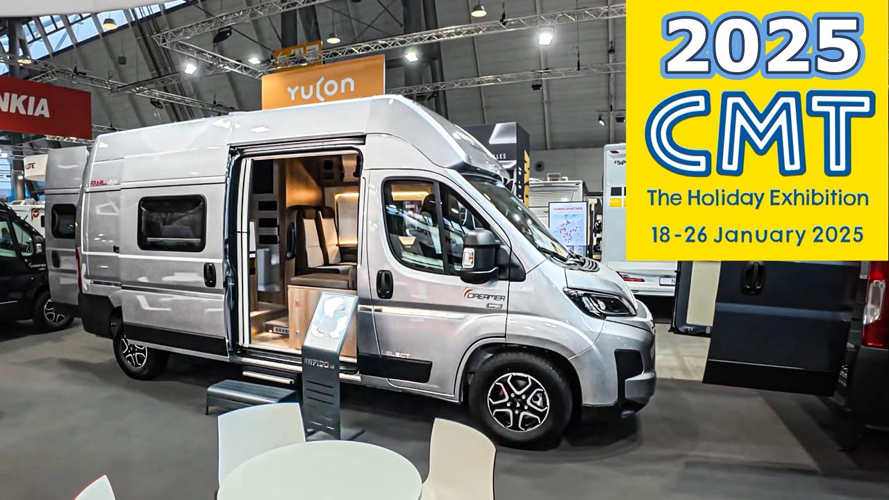 DREAMER FAMILY VAN SELECT 2025 CMT MESSE 2025 STUTTGART BEST CAMPERVAN ...
