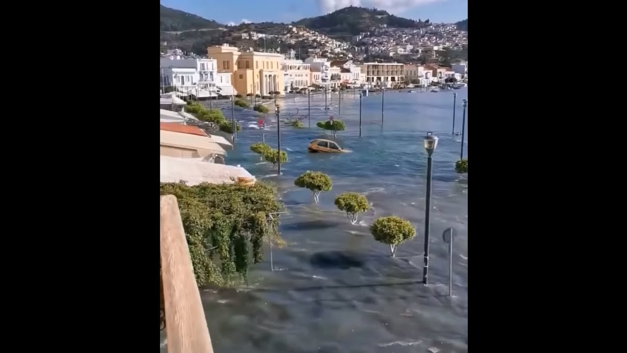 Σάμος (30 Οκτωβρίου 2020) - Τσουνάμι / Samos (October 30, 2020 ...