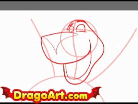 How to draw Gloria from Madagascar, step by step - YouTube
