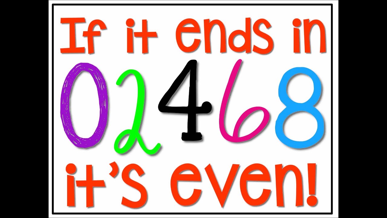 EVEN AND ODD SONG - YouTube