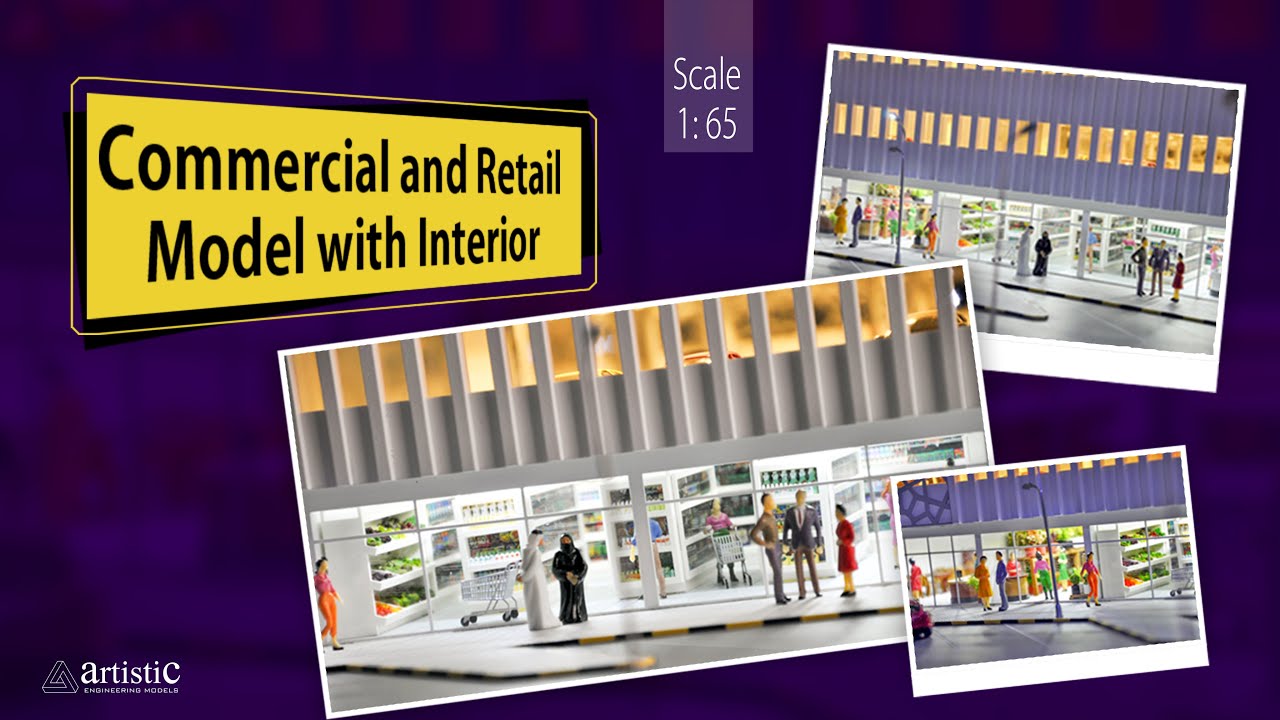 Retail Shop model with interior | Scale model makers in GCC - YouTube
