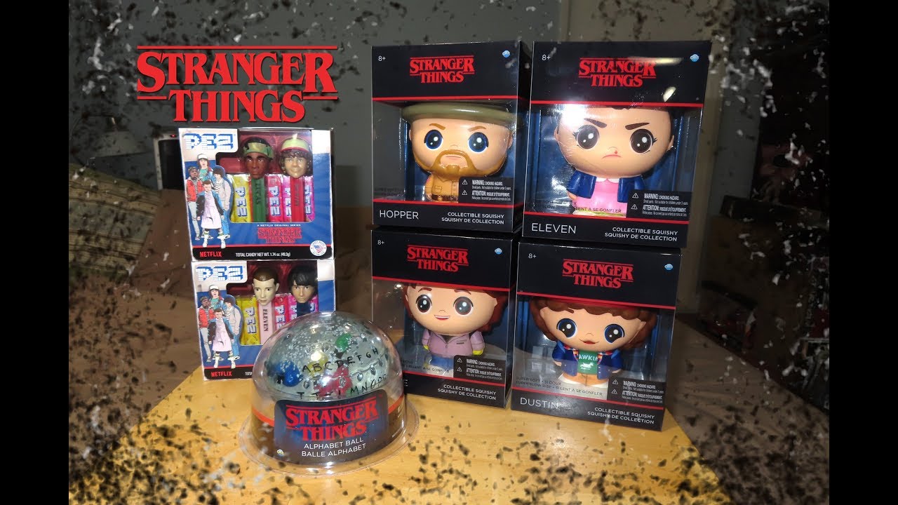 STRANGER THINGS Squishy Toys unboxing & review STEVE DUSTIN ELEVEN ...