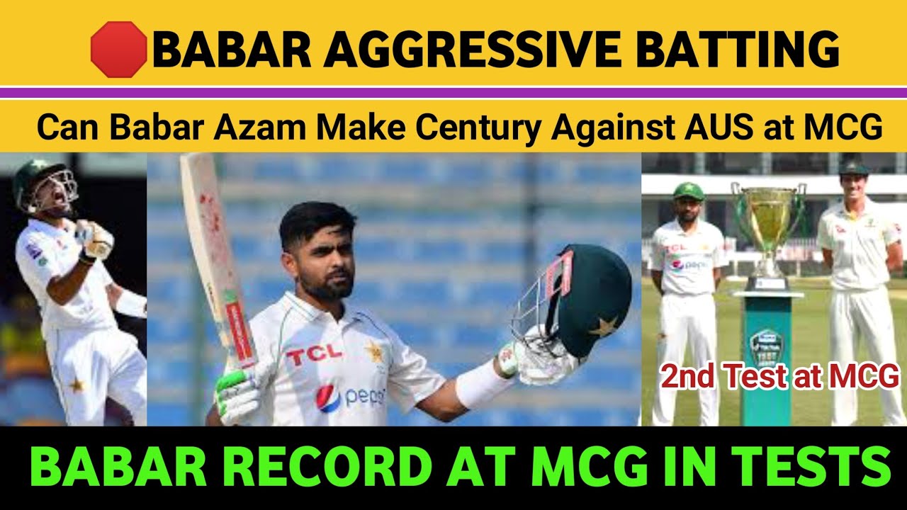BABAR AZAM Aggressive Batting Practice at MCG🤔 | Can Babar Make Century ...
