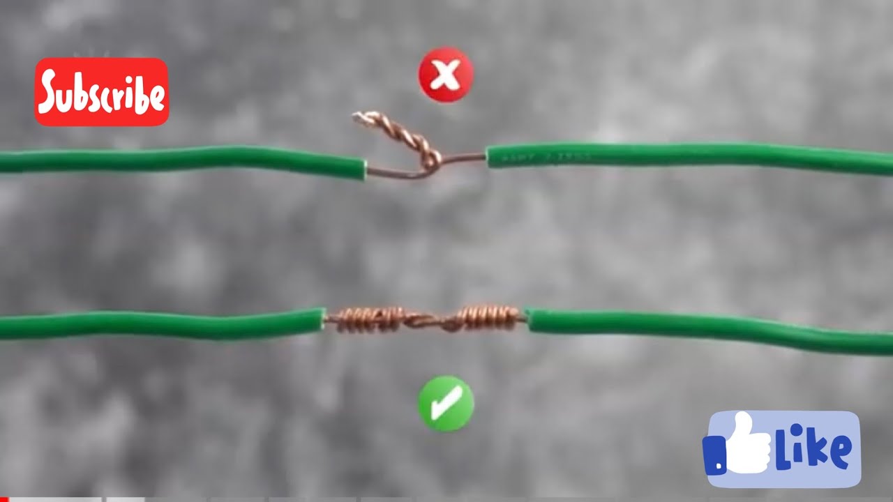 Awesome idea how to twist Electric wire Properly || how to twist wire ...