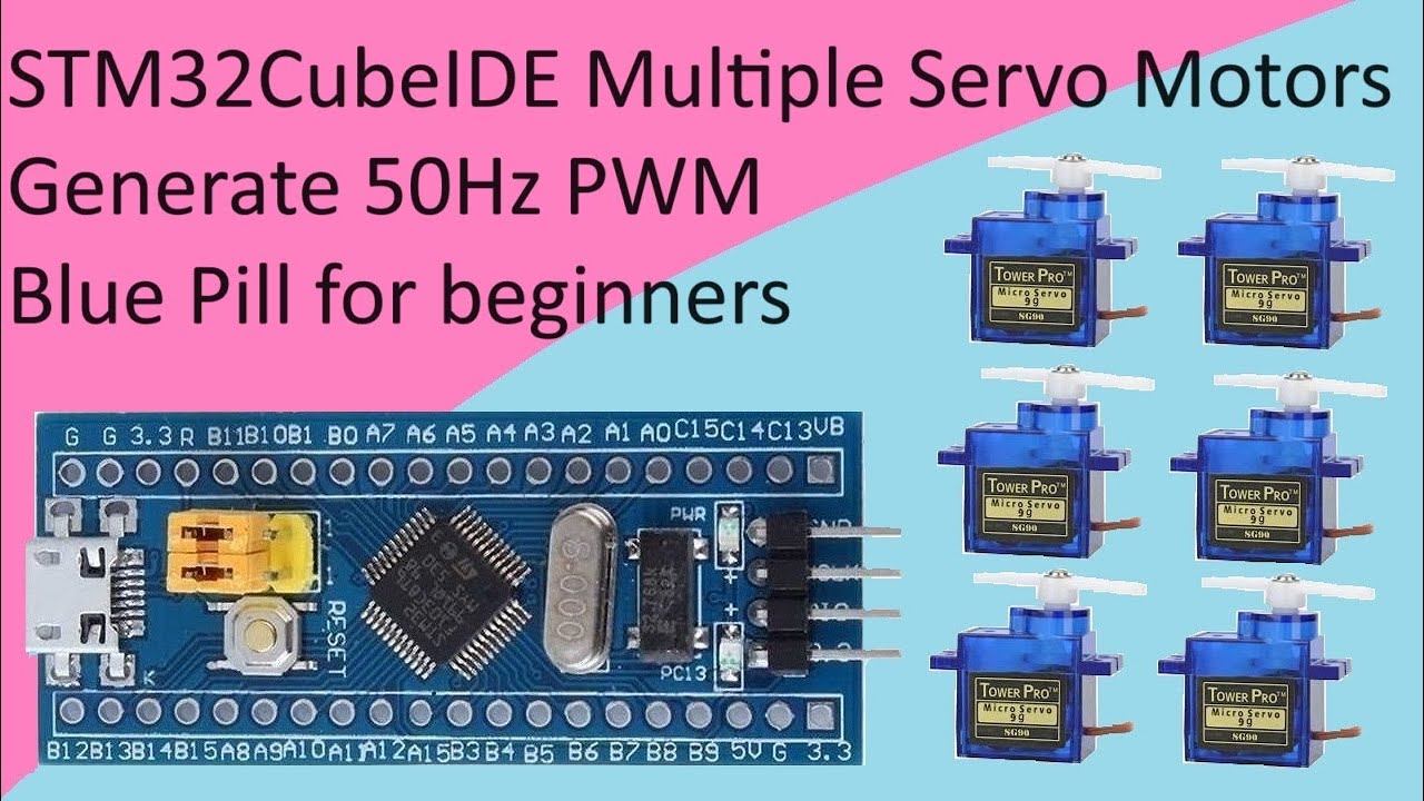 112 Stm32cubeide Multiple Servo Motors Pwm With Stm32 F103c8t6 Youtube 4497