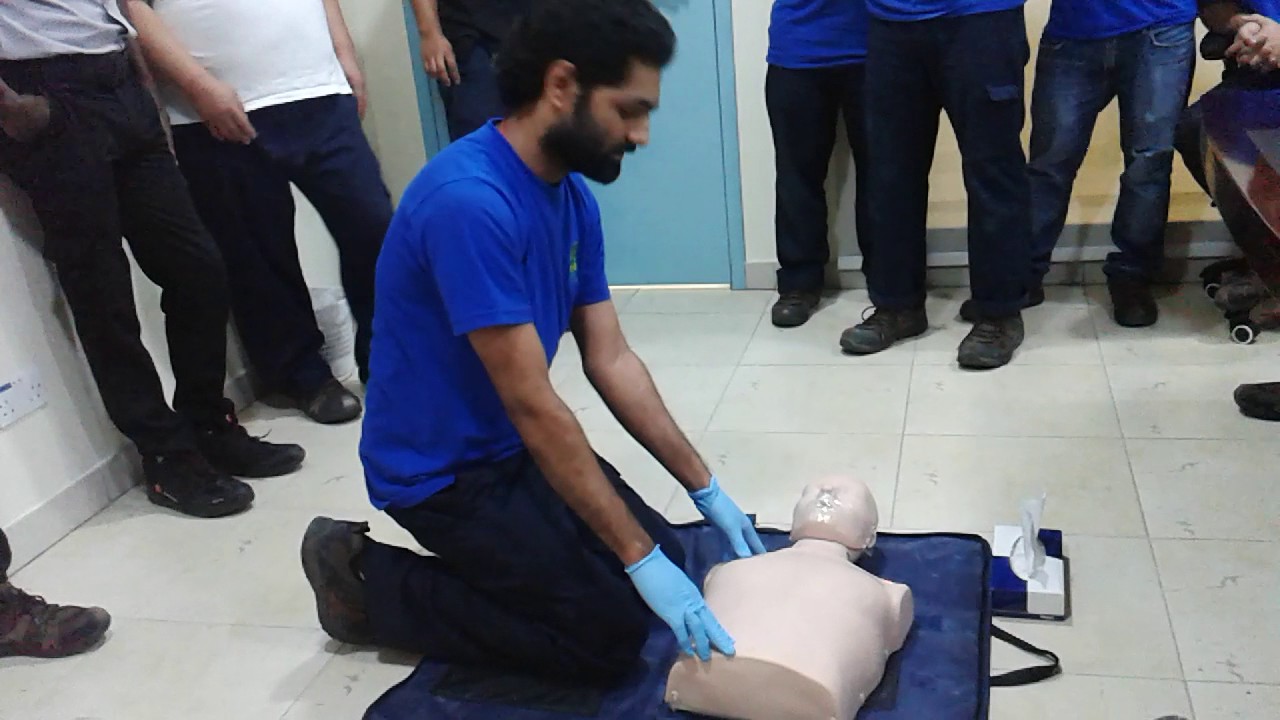 Green vision first aid training cpr - jagadish - YouTube