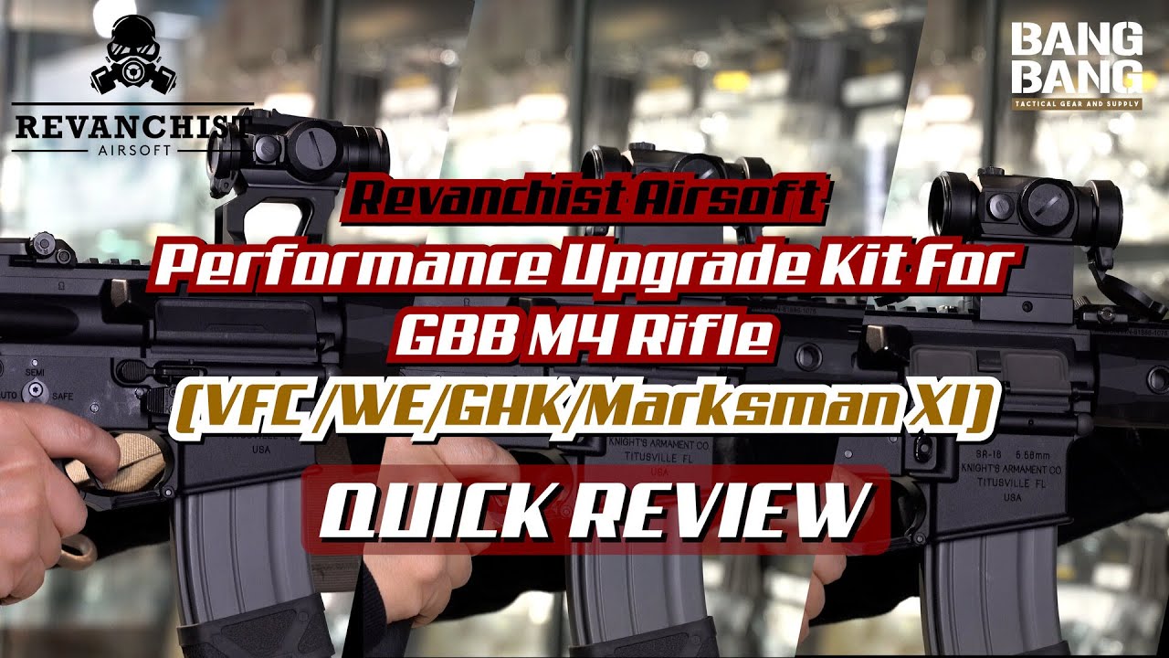 VFC 原裝GBB AR有救啦！~Revanchist Airsoft Performance Upgrade Kit For GBB M4 ！ - YouTube